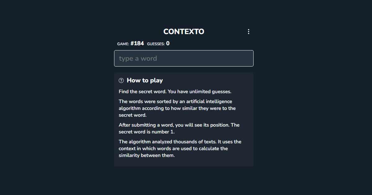 Contexto - Bored Hoard