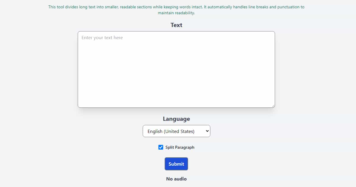 Text2audio - Bored Hoard