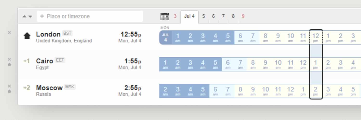 World Time Buddy - Bored Hoard